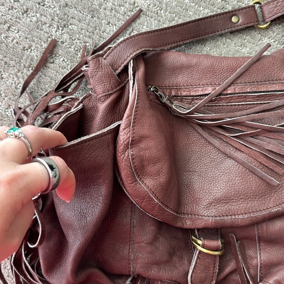 Cut & Paste | Bags | Cut N Paste Leather Fringe Multipocket Bag | Poshmark